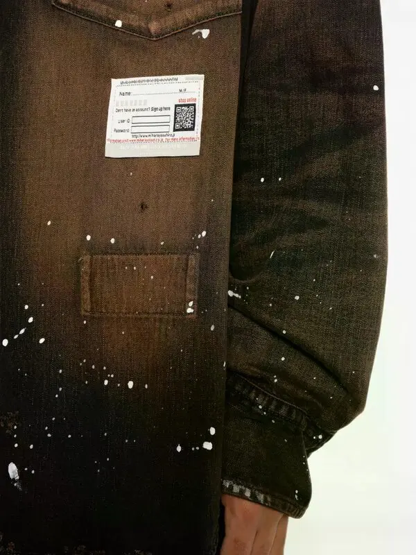 Mihara Yasuhiro Flatted Collar Denim Shirt