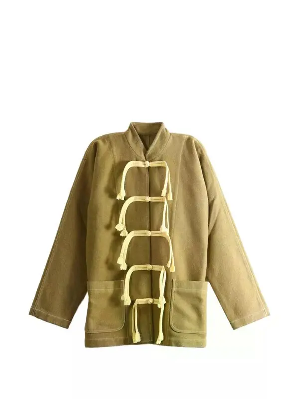 UMA WANG Kippy Frog-fastening Patch-pocket Jacket