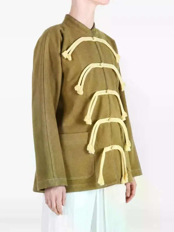 UMA WANG Kippy Frog-fastening Patch-pocket Jacket