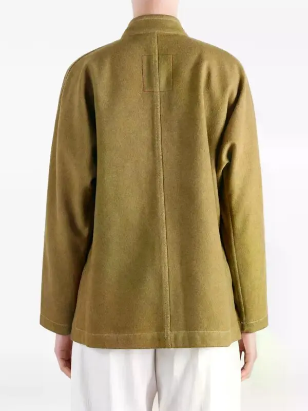 UMA WANG Kippy Frog-fastening Patch-pocket Jacket