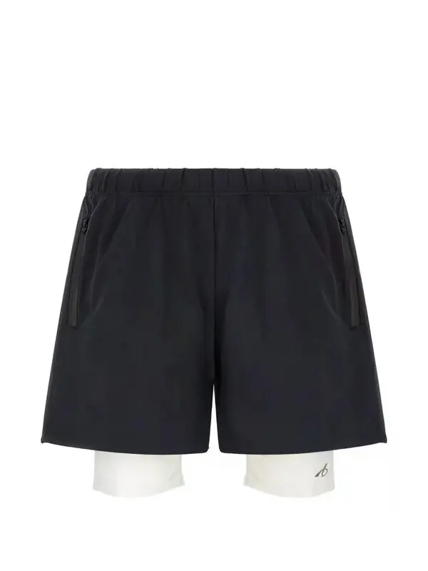 Balenciaga Techwear Double-layer Shorts - Black