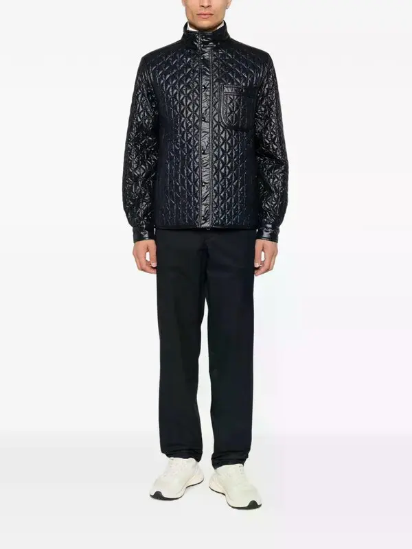 Moncler Quilted-finish Logo-patch Jacket