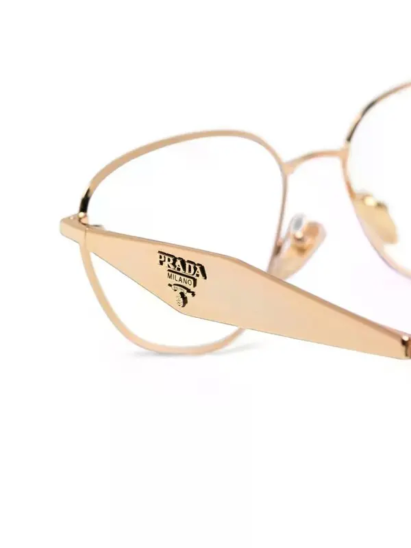 Prada Cat-eye Logo-plaque Glasses
