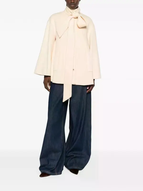Zimmermann Valiant Pussy-bow Single-breasted Coat