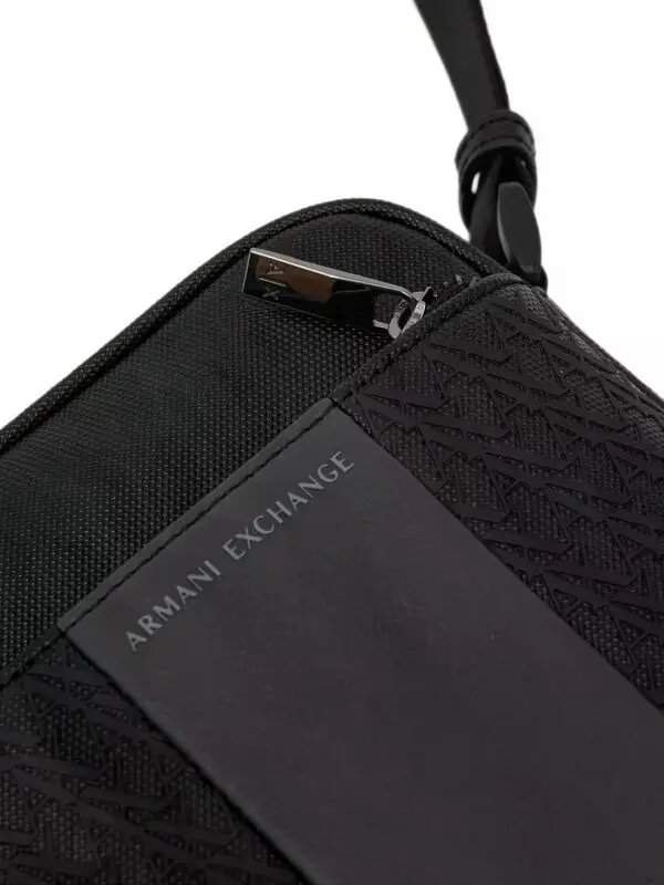 Armani Exchange Logo-print Panelled Messenger Bag