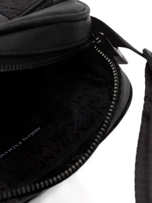 Armani Exchange Logo-print Panelled Messenger Bag