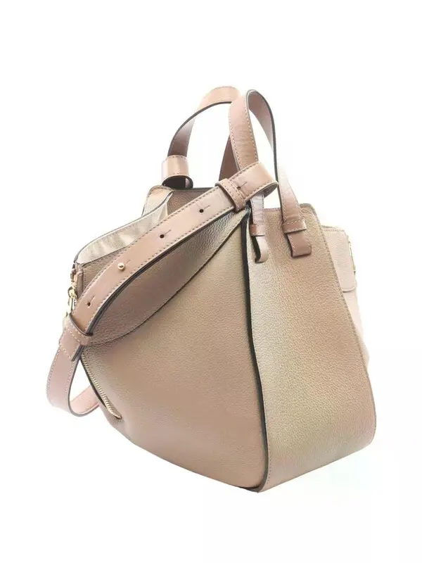 Loewe 2015-2026 Small Grained Calfskin Drawstring Hammock Bag Satchel
