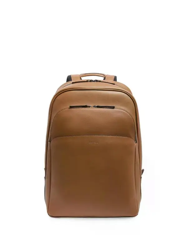 LANCEL Edgard Leather Backpack
