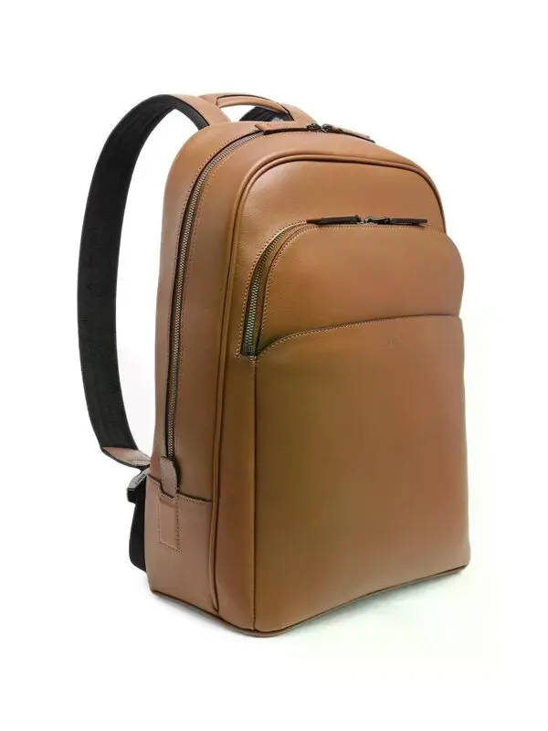 LANCEL Edgard Leather Backpack