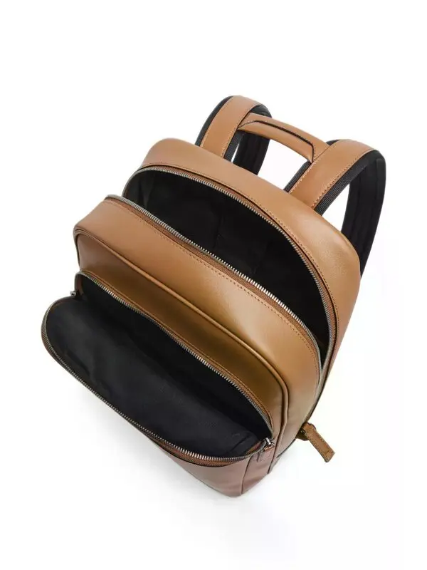 LANCEL Edgard Leather Backpack