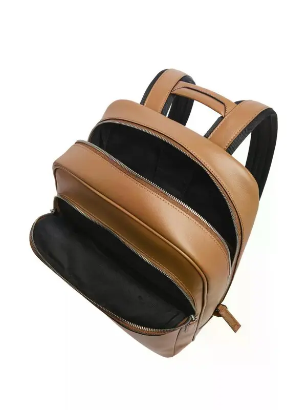 LANCEL Edgard Leather Backpack