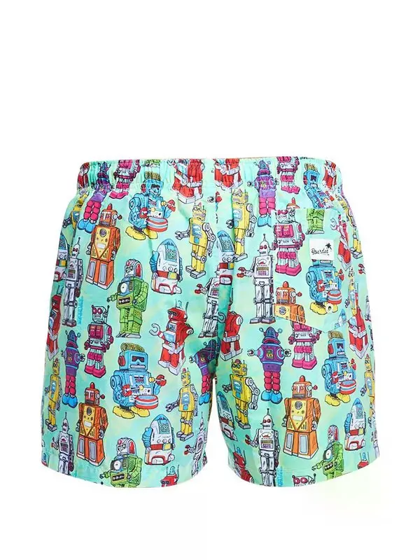 BOARDIES Robot Print Swim Shorts