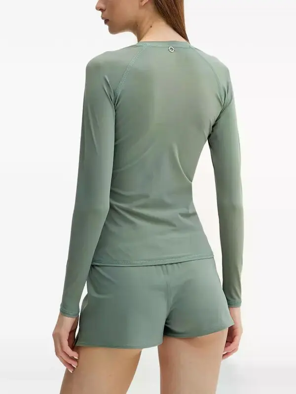 BANANA MOON Oohla Print Long-sleeve Swim Top - Green