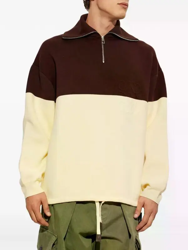 Loewe Colour-block Anagram-embroidered Sweater