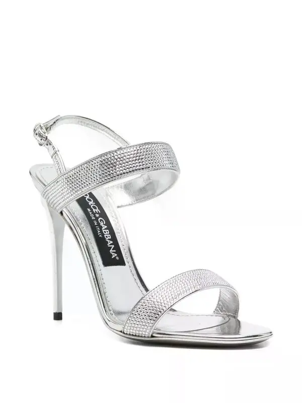 Dolce & Gabbana Embellished Stiletto Slingback Sandals