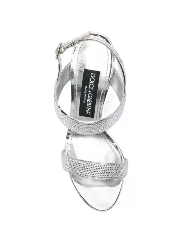 Dolce & Gabbana Embellished Stiletto Slingback Sandals