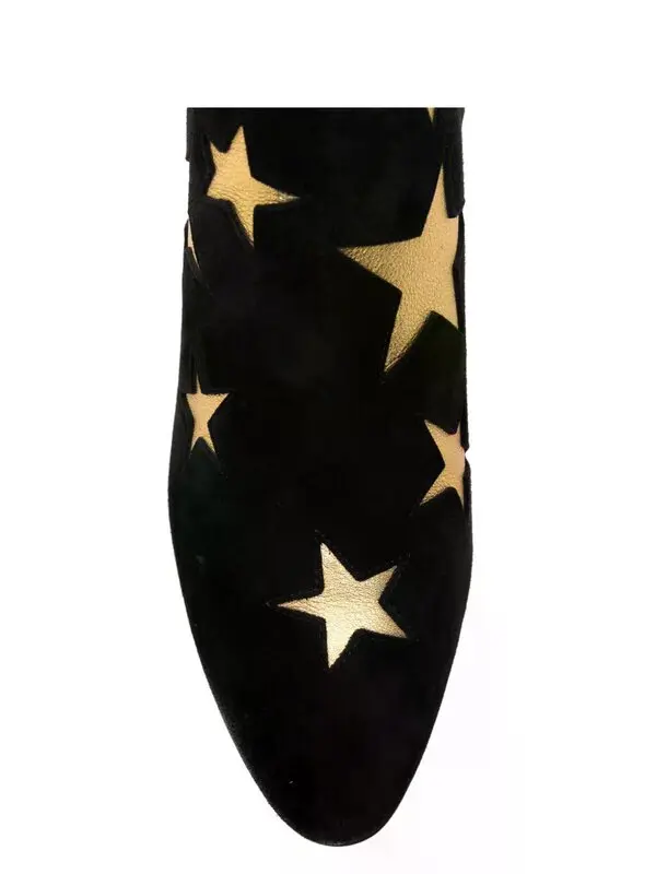 Saint Laurent Star Patch Ankle Boots