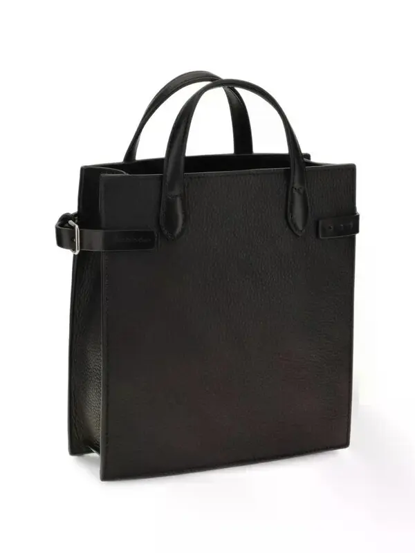 Valentino Garavani Antibes Grained Leather Shopping Bag - Black