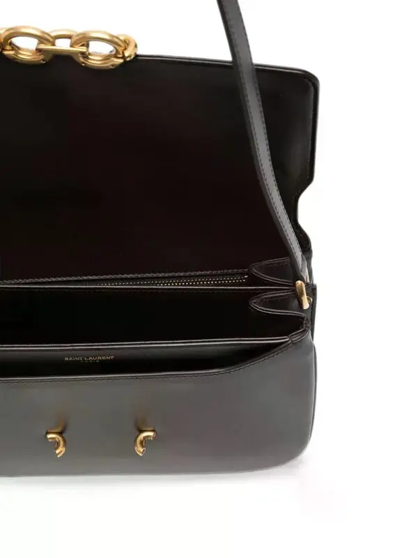 Saint Laurent Le Maillon Leather Shoulder Bag