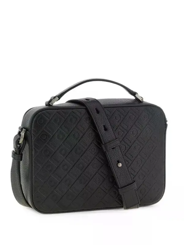 FERRAGAMO Monogram Leather Tote Bag