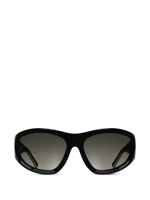 Longchamp Logo-plaque Sunglasses - Black