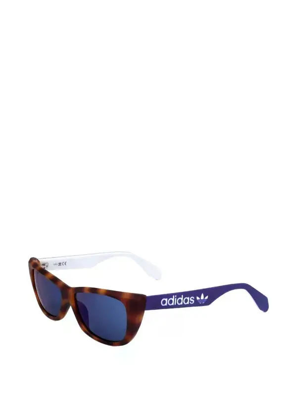 Adidas Tortoiseshell-effect Cat-eye Sunglasses