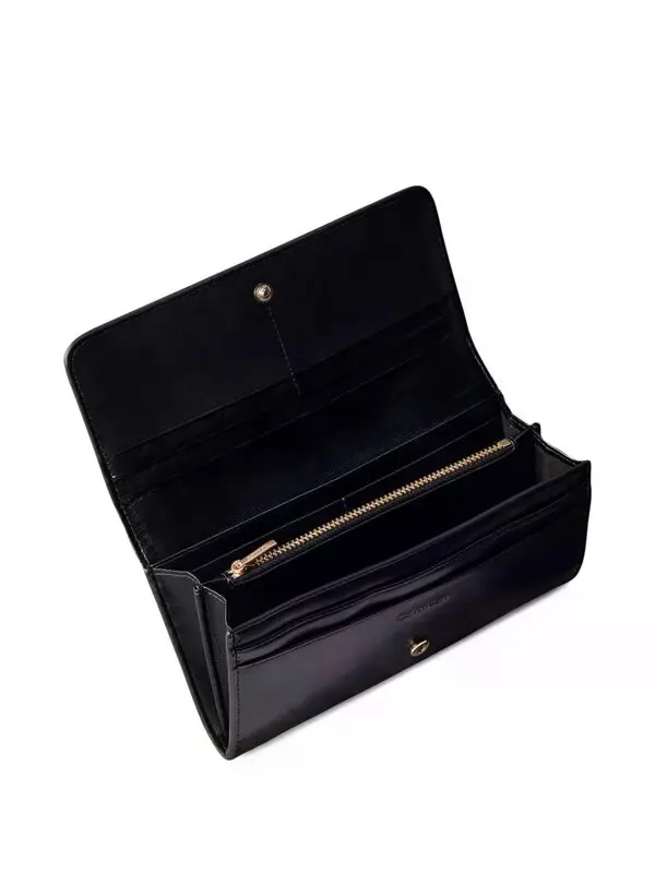 Calvin Klein Large Monogram Logo-plaque Foldover Wallet