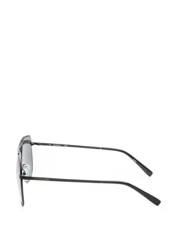 Calvin Klein Double-bridge Pilot-frame Sunglasses