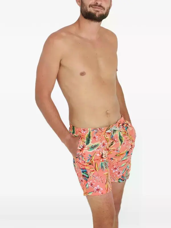BANANA MOON Kentfield Floral-print Drawstring Swim Shorts
