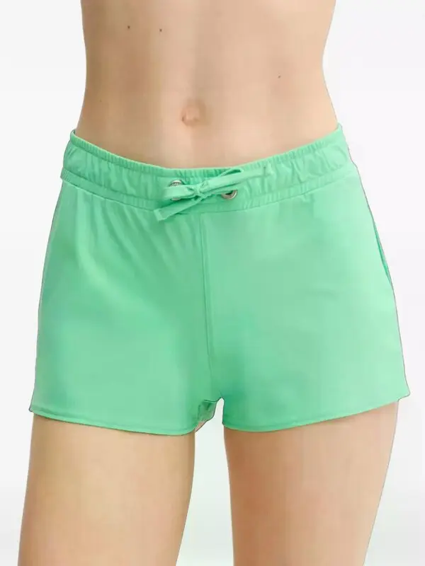 BANANA MOON Tiwi Print Drawstring Swim Shorts - Green