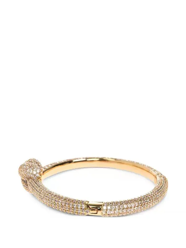 SELF-PORTRAIT Crystal-embellished Knot Bracelet