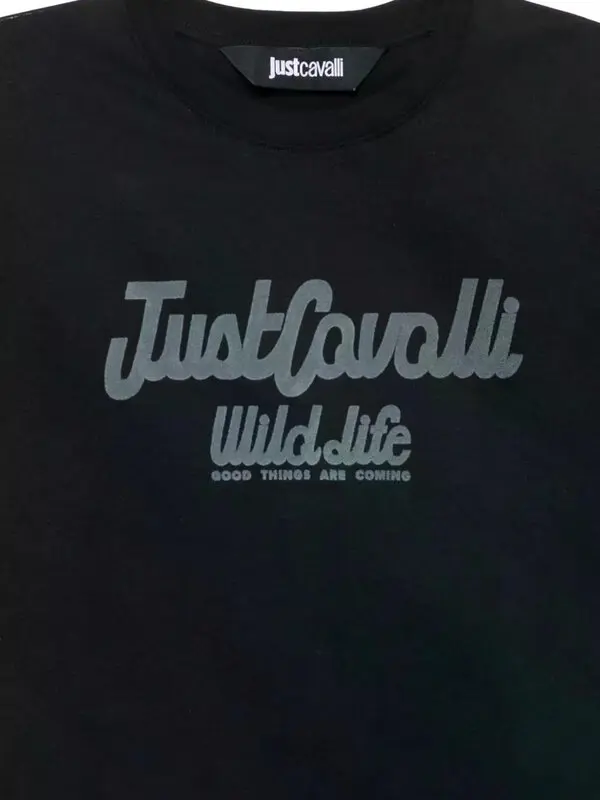 Just Cavalli Logo-print Cotton T-shirt