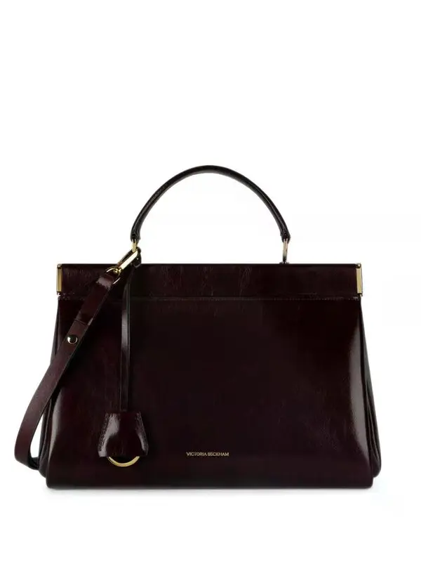 Victoria Beckham Sloane Frame 28 Leather Tote Bag - Red