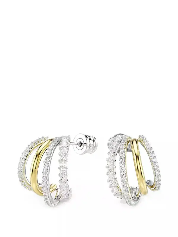 SWAROVSKI Hyperbola Crystal-embellished Multi-hoop Earrings