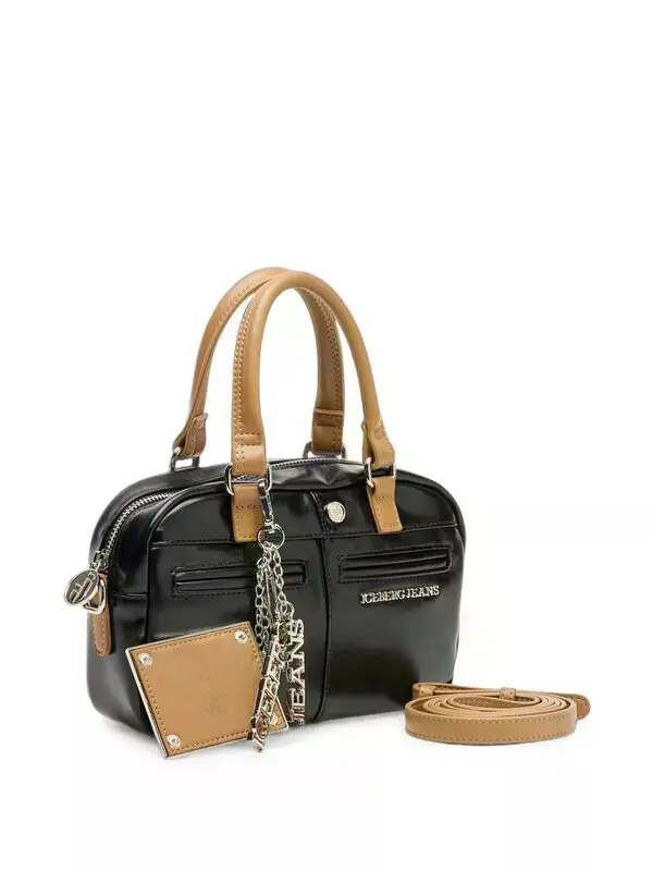Iceberg Logo-charm Tote Bag