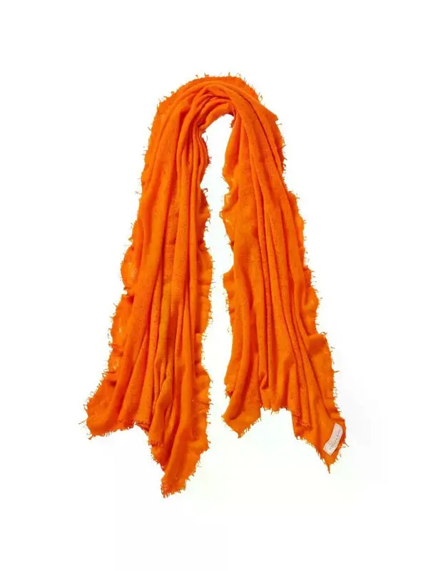 HIMALAYA CLOTHING Fringed-edge Scarf