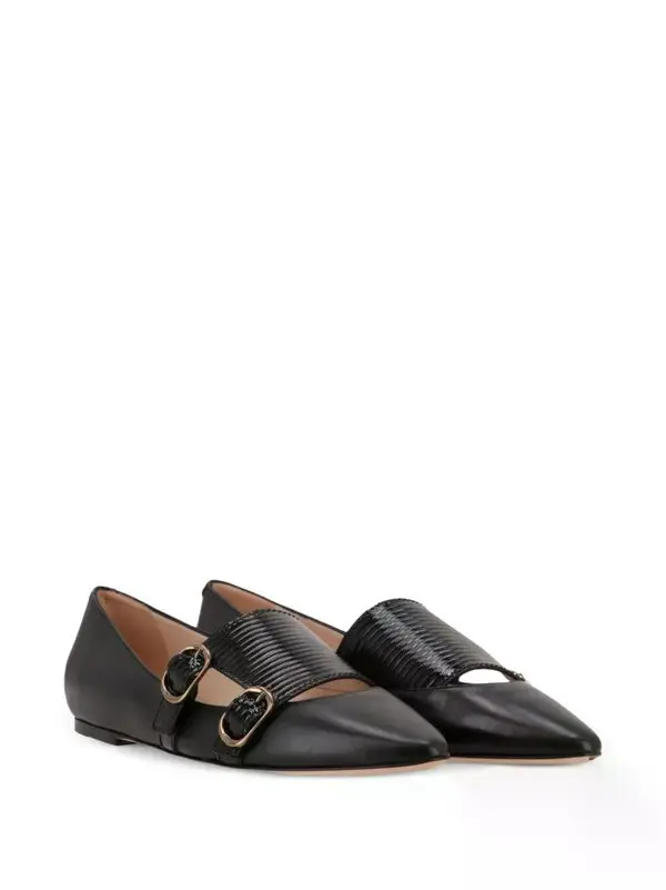 TOD'S Double-buckle Pointed-toe Pumps