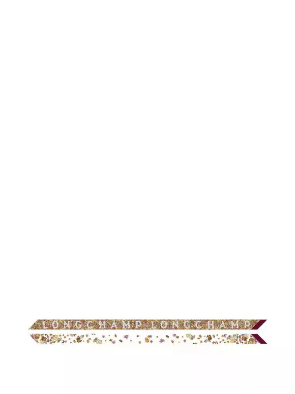 Longchamp Frise Fleurie Headband - Neutrals