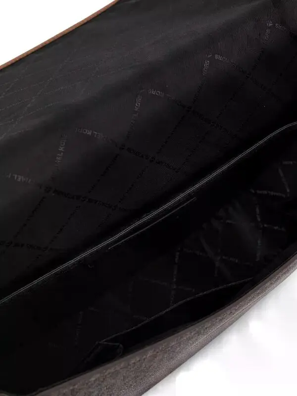 Michael Kors Monogram Print Messenger Bag