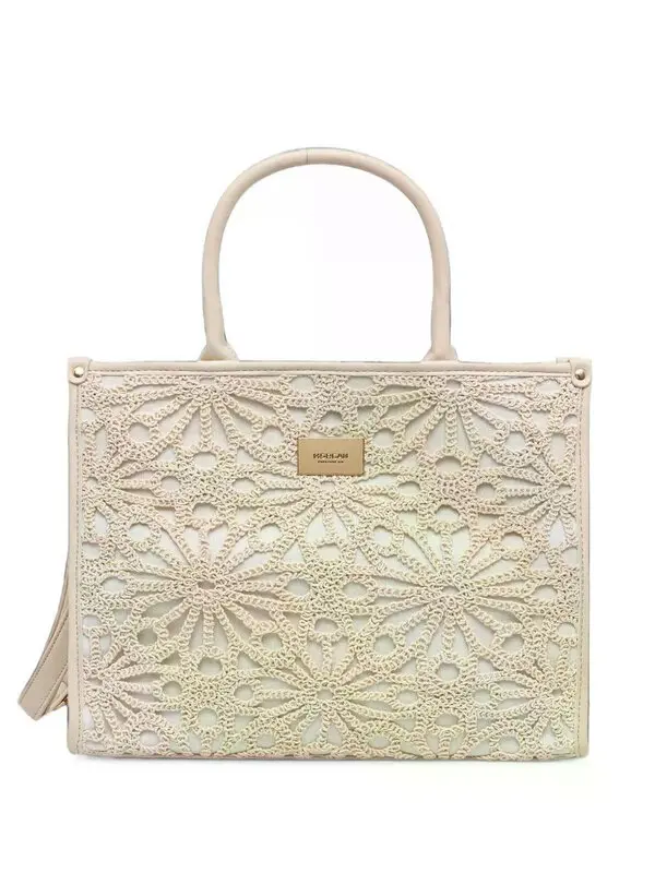 MORGAN Crochet-knit Tote Bag