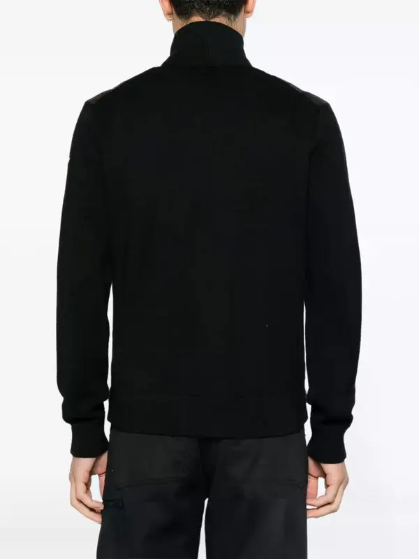 Moncler Quilted Panel Zip-up Jacket