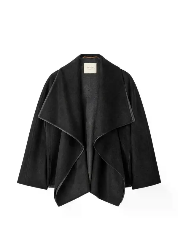 RETORI Shawl Collar Wool Coat