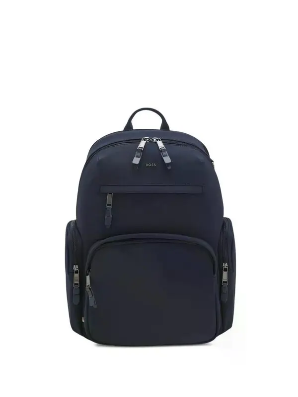 BOSS Backpack With Multiple Pockets - Blue