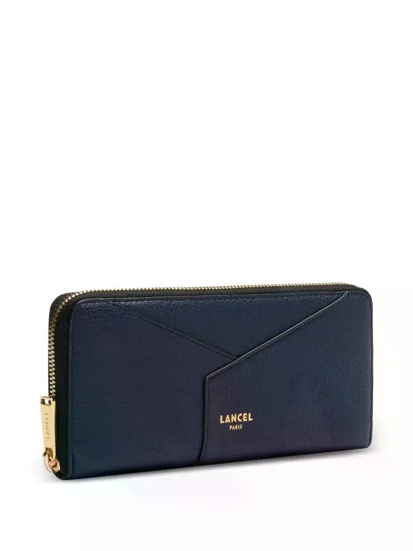 LANCEL Enveloppe Zip-around Wallet - Blue
