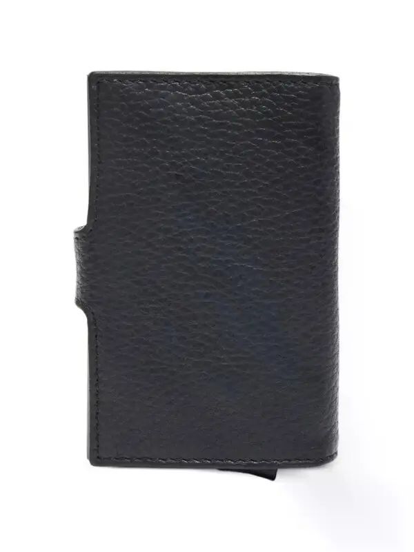 LANCEL Leon Grained Leather Cardholder - Black