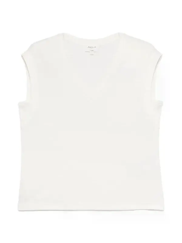 MAISON123 Lyna V-neck Sleeveless Top - Neutrals