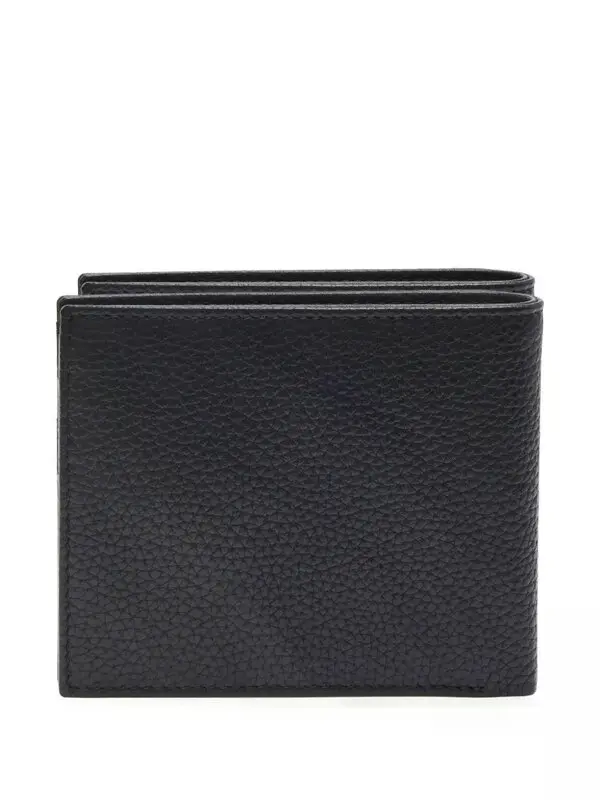LANCEL Leon Grained Leather Wallet - Black