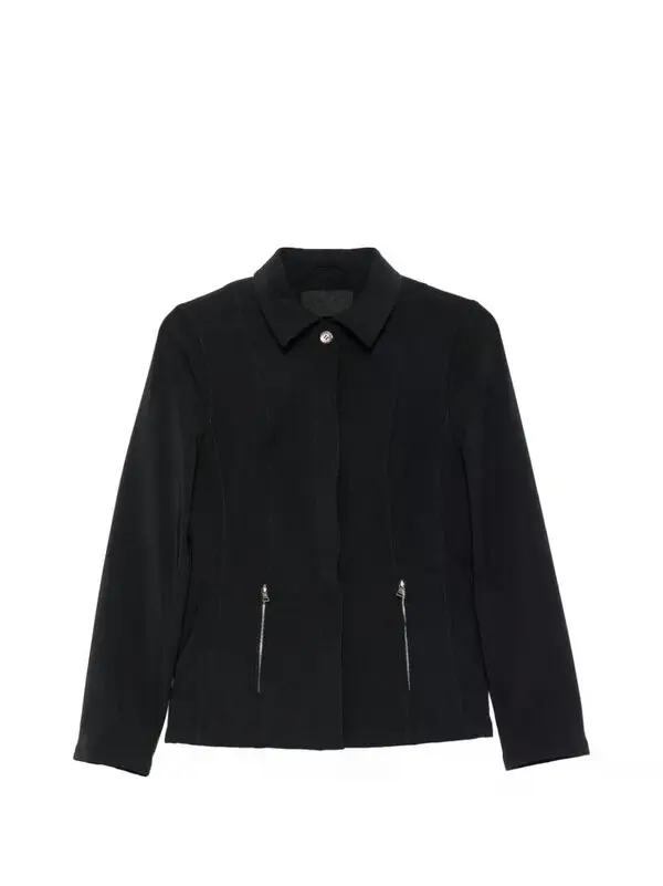 Prada 2000s Exposed Seam Zip-pocket Jacket