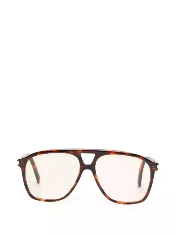 Saint Laurent Dune Pilot Sunglasses - Brown