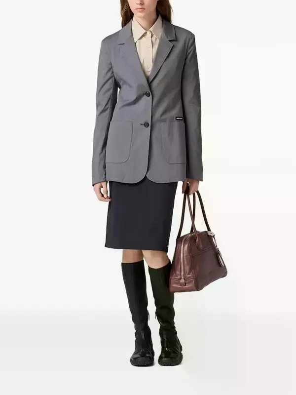 Miu Miu Washed Stretch Poplin Jacket